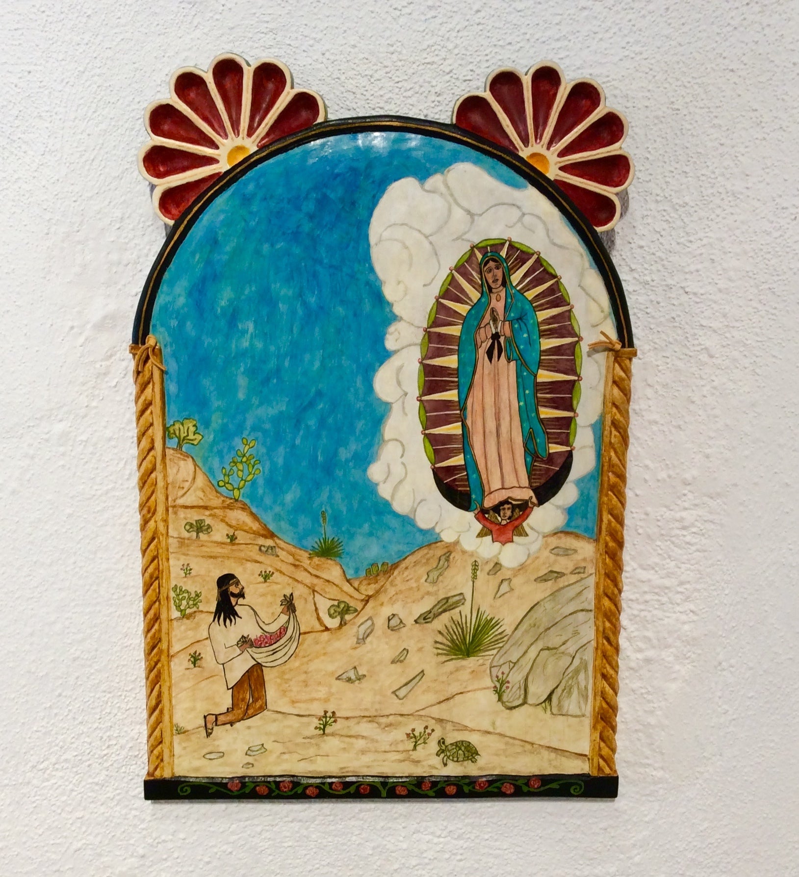 Nuestra Senora de Guadalupe y Juan Diego by Carlos Rael | TAOS ART ...